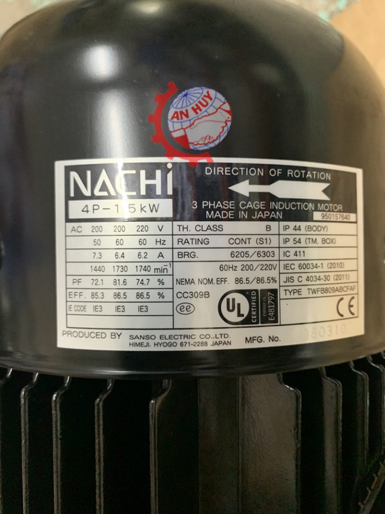 Bộ nguồn thủy lực Nachi UVN-1A-1A*-1.5-4-11 | Thủy Lực An Huy